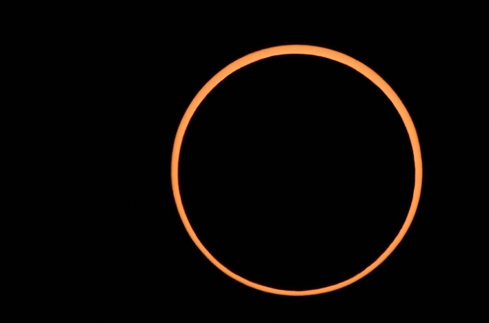 Annular solar eclipse wows skywatchers with spectacular ‘ring of fire ...